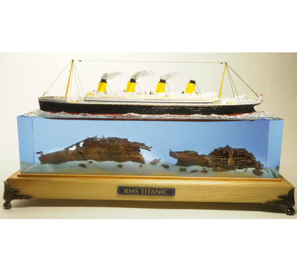TITANIC before and After DIORAMA
